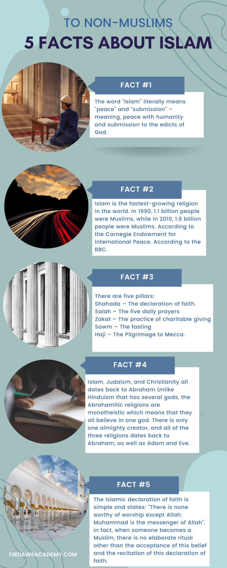 5 Facts About Islam 5 Facts About Islam