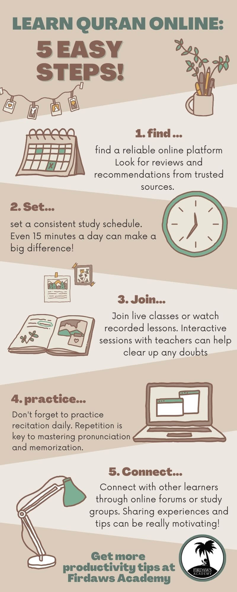 Learn The Quran Online: 5 Easy Steps!